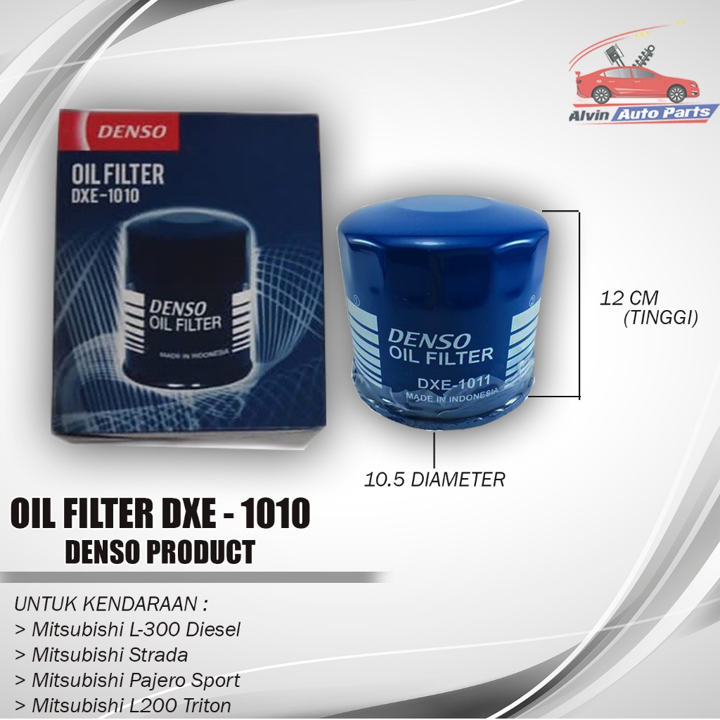 Jual FILTER OLI DXE-1010 DENSO MITSUBISHI PAJERO SPORT - OIL FILTER ...