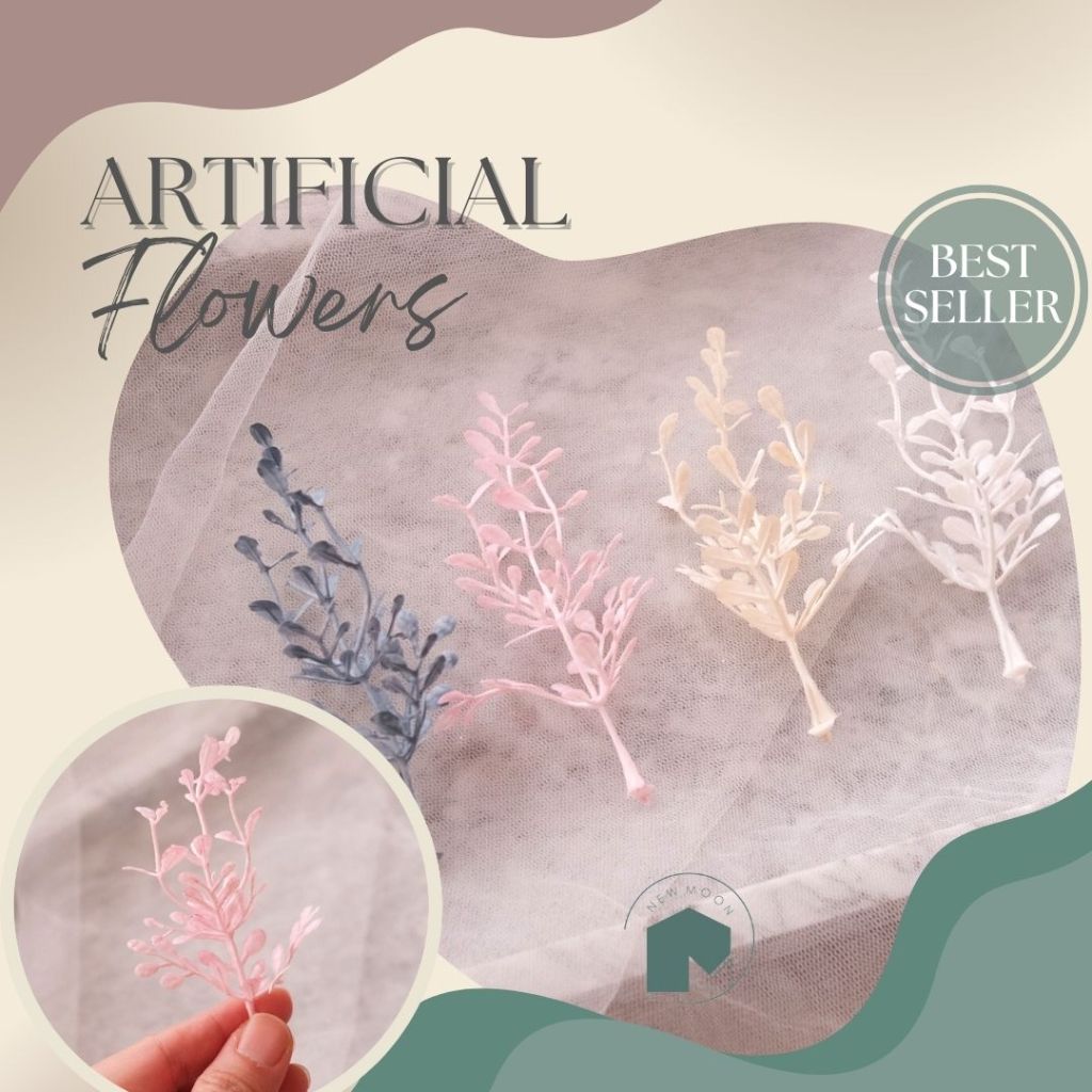 Jual Daun milan ruscus tangkai ruskus ginkgo artificial filler ...