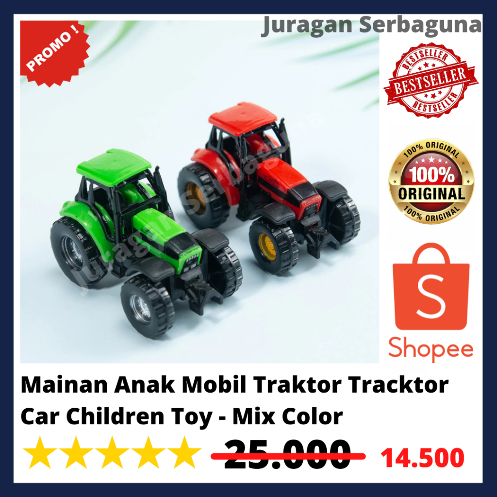 Jual Mainan Anak Mobil Traktor Tracktor Car Children Toy - Mix Color ...