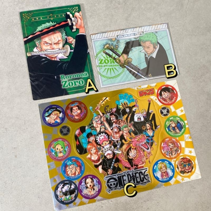 Jual Roronoa Zoro One Piece Official Merchandise Bromide Postcard ...