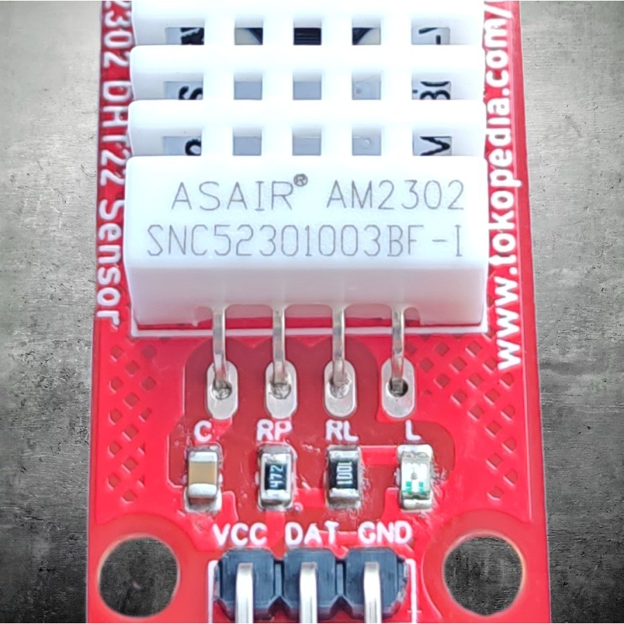 Jual AM2302 DHT22 Temperature & Humidity Sensor Module with Breakout ...