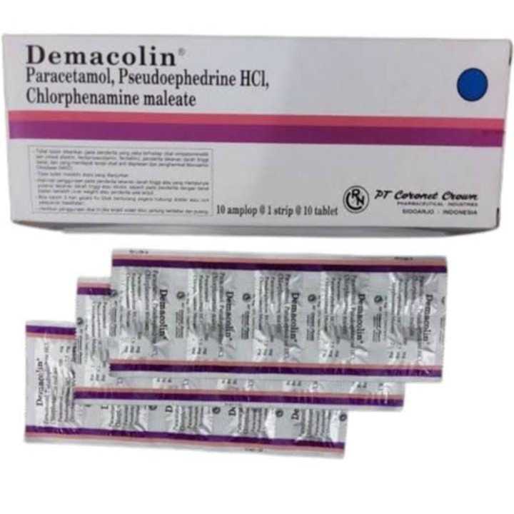 Jual DEMACOLIN TABLET OBAT FLU PER BOX | Shopee Indonesia