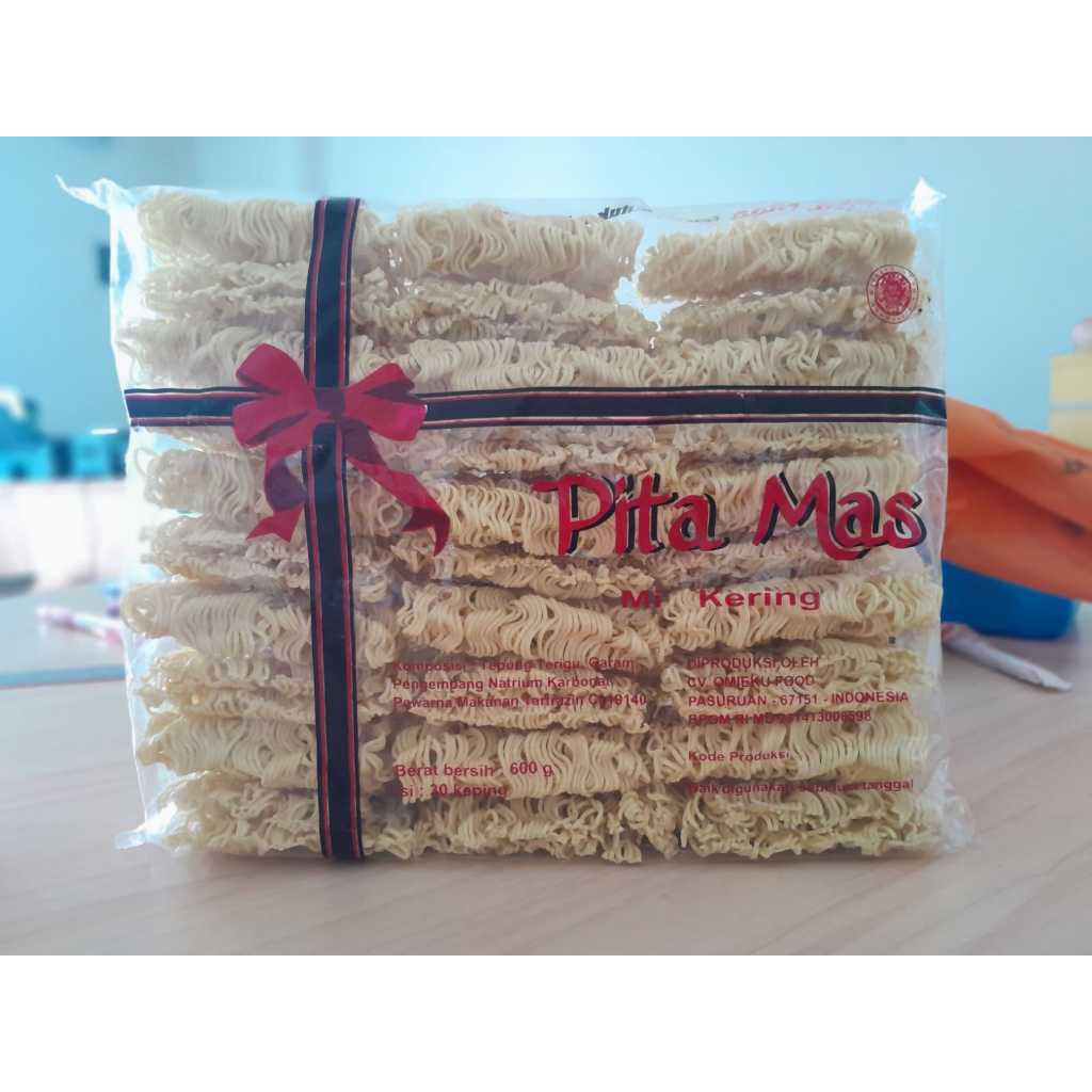 Jual Mie Kering Pita Mas Hitam (Wajib tambah Extra PACKING) | Shopee ...