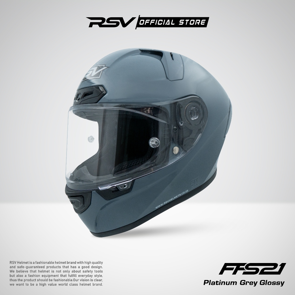 Jual HELM RSV FFS21 PLATINUM GREY | Shopee Indonesia