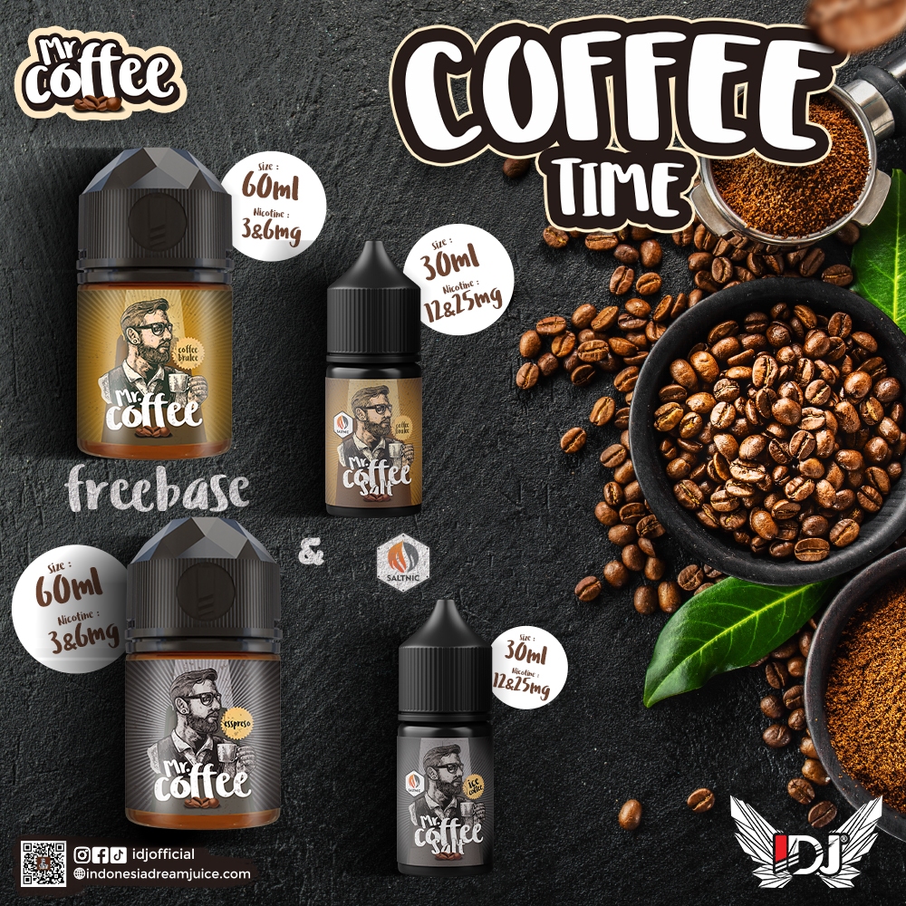 Jual [ Liquid Freebase ] Mr Coffee Series 3mg & 6mg 60ml | Espresso ...