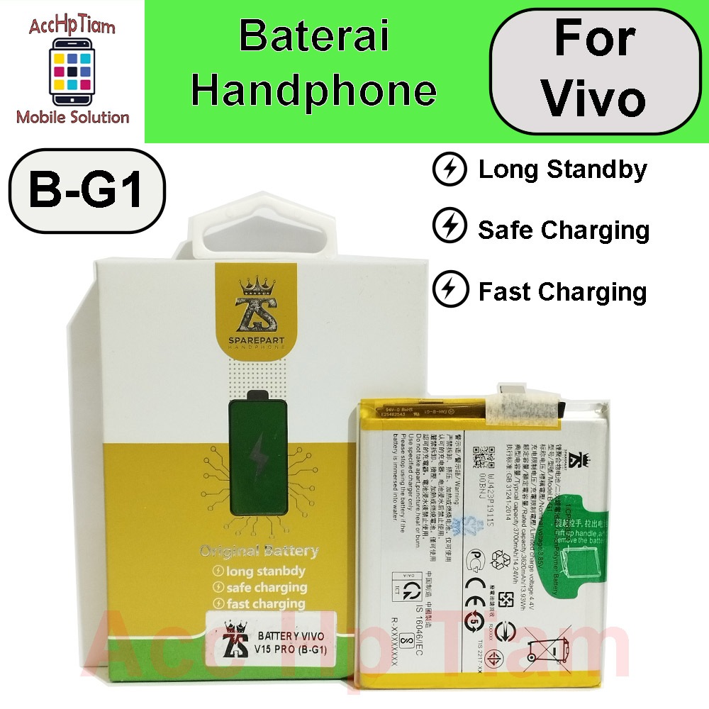 Jual Baterai Vivo V15 Pro B-G1 - Zevan Double Power - Batre Battery ...