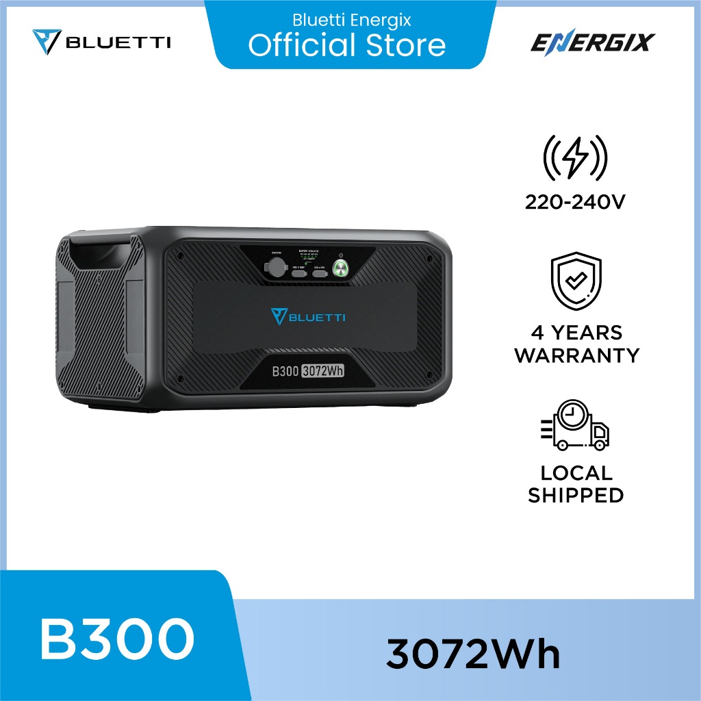 Jual BLUETTI B300 Expansion Battery | 3072Wh | Shopee Indonesia