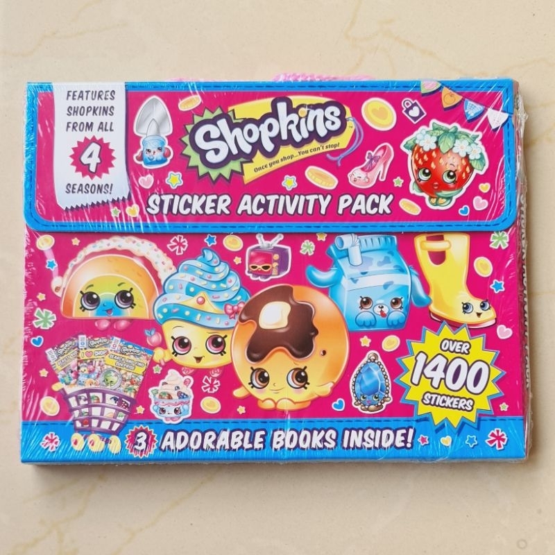 Jual Buku Activity Book Shopkins Sticker Activity Book | Shopee Indonesia