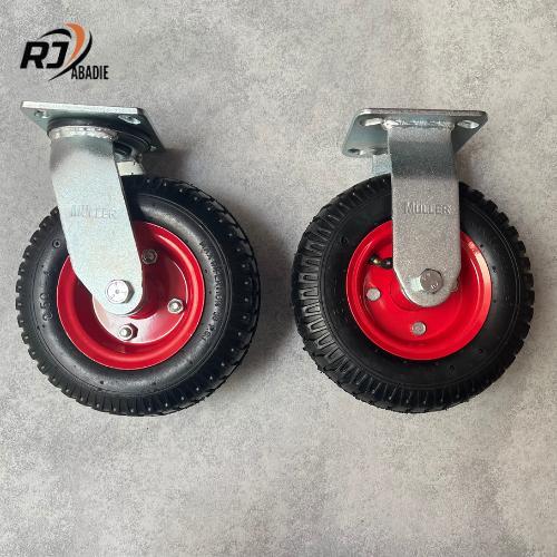 Jual Roda Trolley Pneumatic Ban Dalam Angin Hidup Mati Caster Troli ...