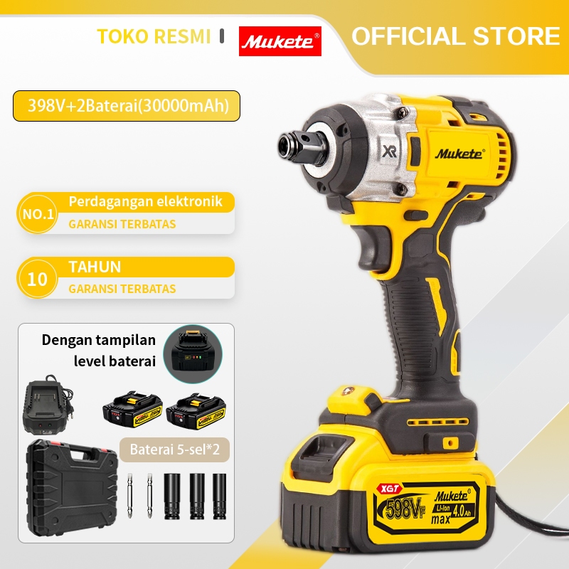 Jual Mukete 298V/398V/598V impek baterai impact wrench impact baterai ...