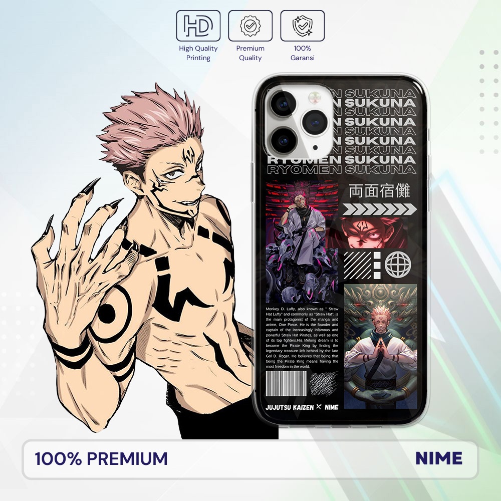 Jual Nime Premium Case Anime Jujutsu Kaisen - Ryomen Sukuna | Shopee ...
