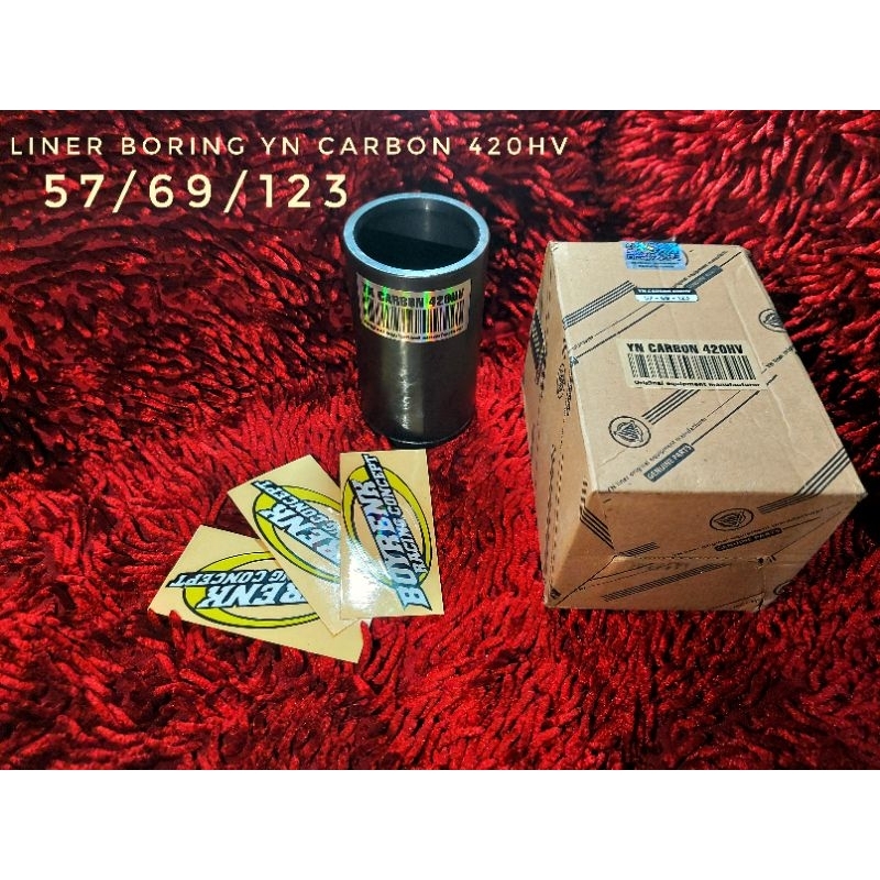Jual LINER BORING CARBON 420HV BORING 4T KHUSUS HEREX/BALAP /DRAG ...