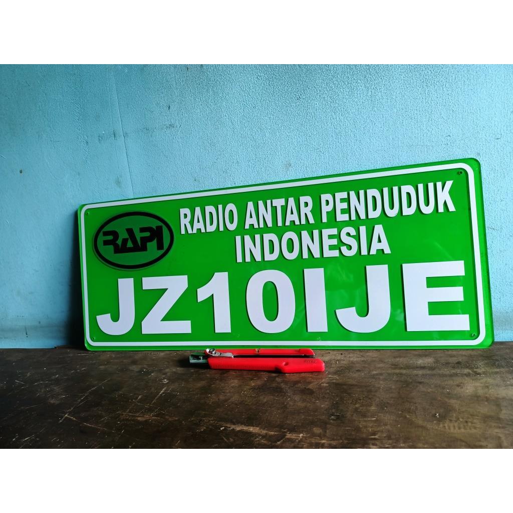 Jual PAPAN CALLSIGN RAPI ACRILIK Tebal 3mm | Shopee Indonesia