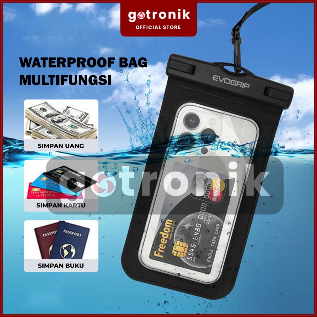 Jual kantong pelindung hp anti air casing handphone tas plastik holder ...