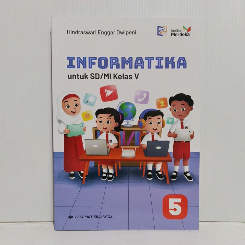 Jual Informatika Kelas 5 SD Kurikulum Merdeka Erlangga Original ...