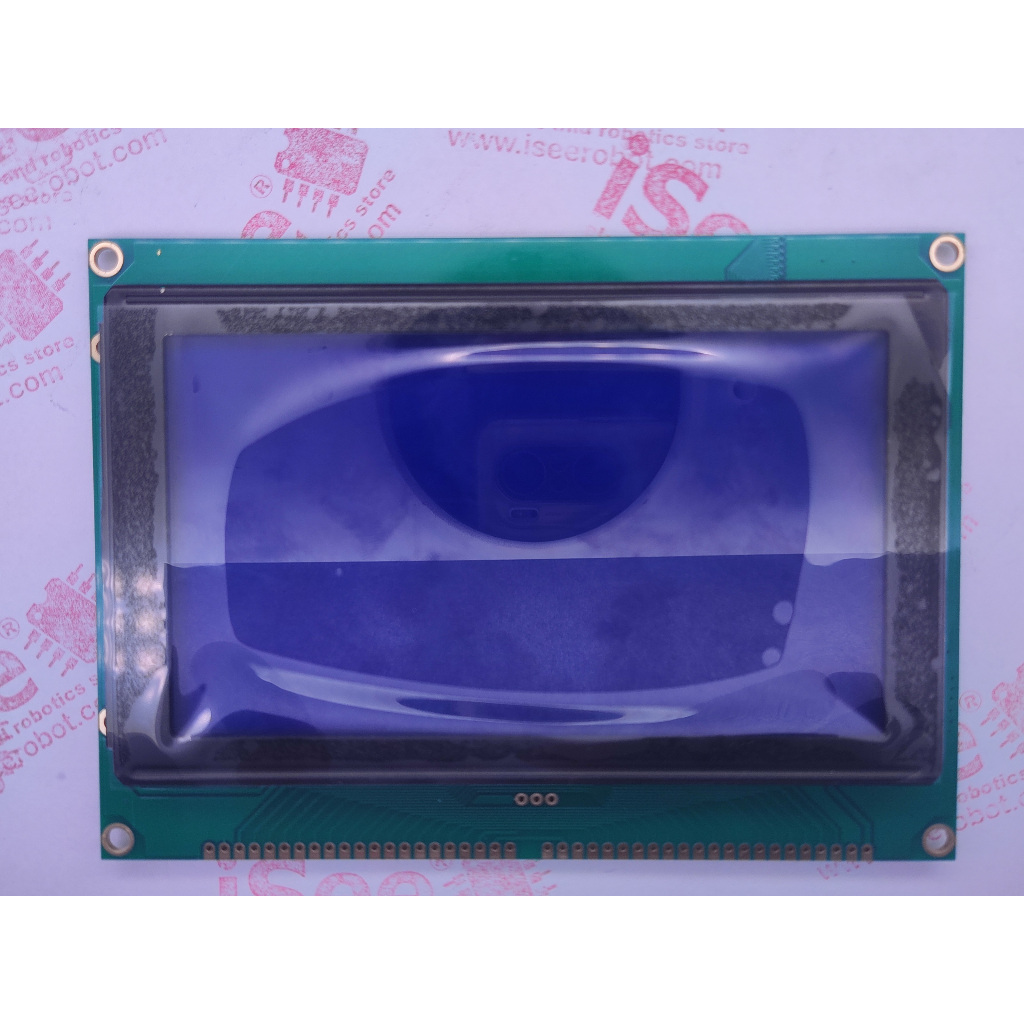 Jual LCD Graphic 240128 biru 240x128 BLUE Backlight 5V Display V3.0 240 ...