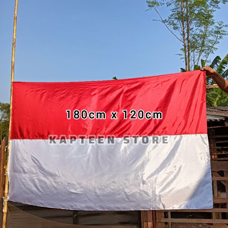 Jual Bendera Indonesia Merah Putih 180 cm x 120 cm | Shopee Indonesia