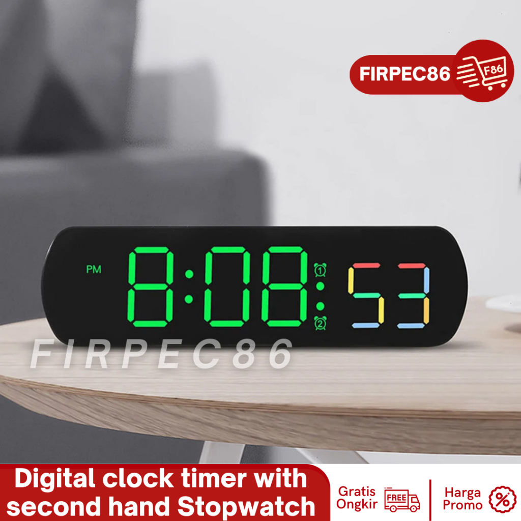 Jual Jam Digital LED, hiasan rumah jam Alarm jam meja elektronik ...