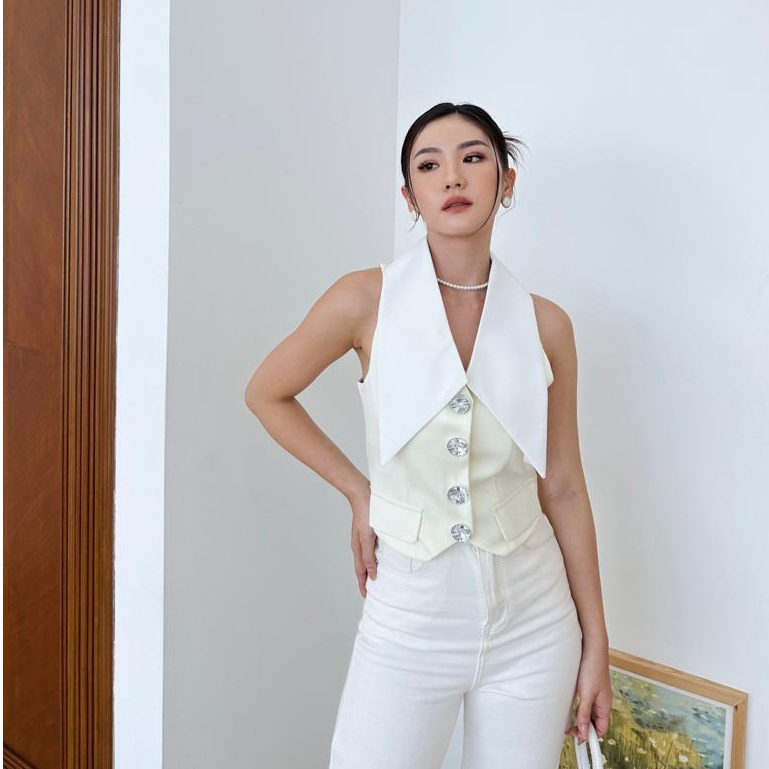 Jual NOMI - Blanca Top / Vest Top Wanita | Shopee Indonesia