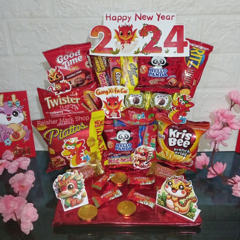 Jual Mading Snack Imlek - Tower Snack Imlek Sincia Chinese New Year ...