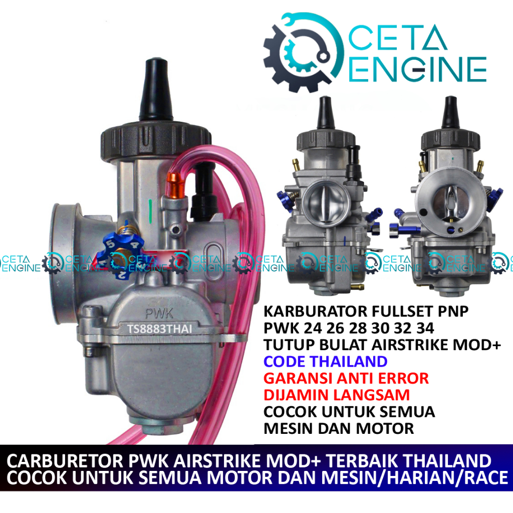 Jual [ BISA COD ] CARBURETOR AIRSTRIKE PWK MOD SERIES ORIGINAL QAS PWK ...