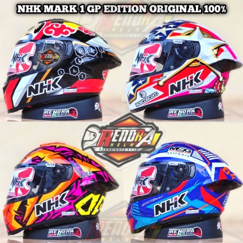 Jual Helm NHK MARK 1 GP EDITION MOTIF ORIGINAL 100% ( Ogkir Termurah ...