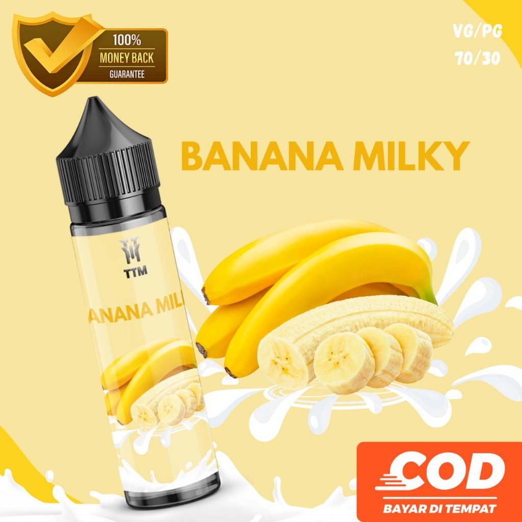 Jual Liquids 60ml banana milky varian likuids paling enak | pods ...