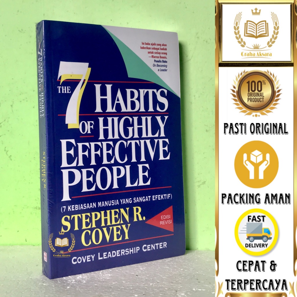 Jual Buku The 7 Habits Of Highly Effective People - 7 Kebiasaan Manusia Yang Sangat Efektif ...