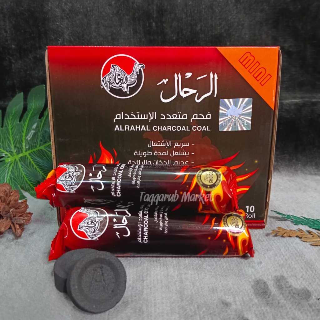 Jual (1 BOX) Arang Magic Al-RAHAL NEW Charcoal Arang Al Rahal Mini ...