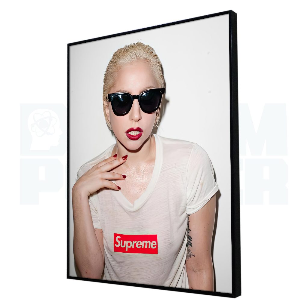 Jual [Poster + Frameblock] Poster Supreme x Lady Gaga | Ukuran A3 30x40 ...