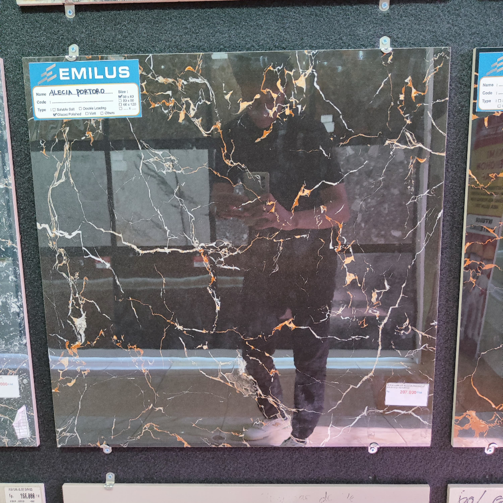 Jual Granit Lantai Glazed Polish 60x60 Emilus Alecia | Shopee Indonesia