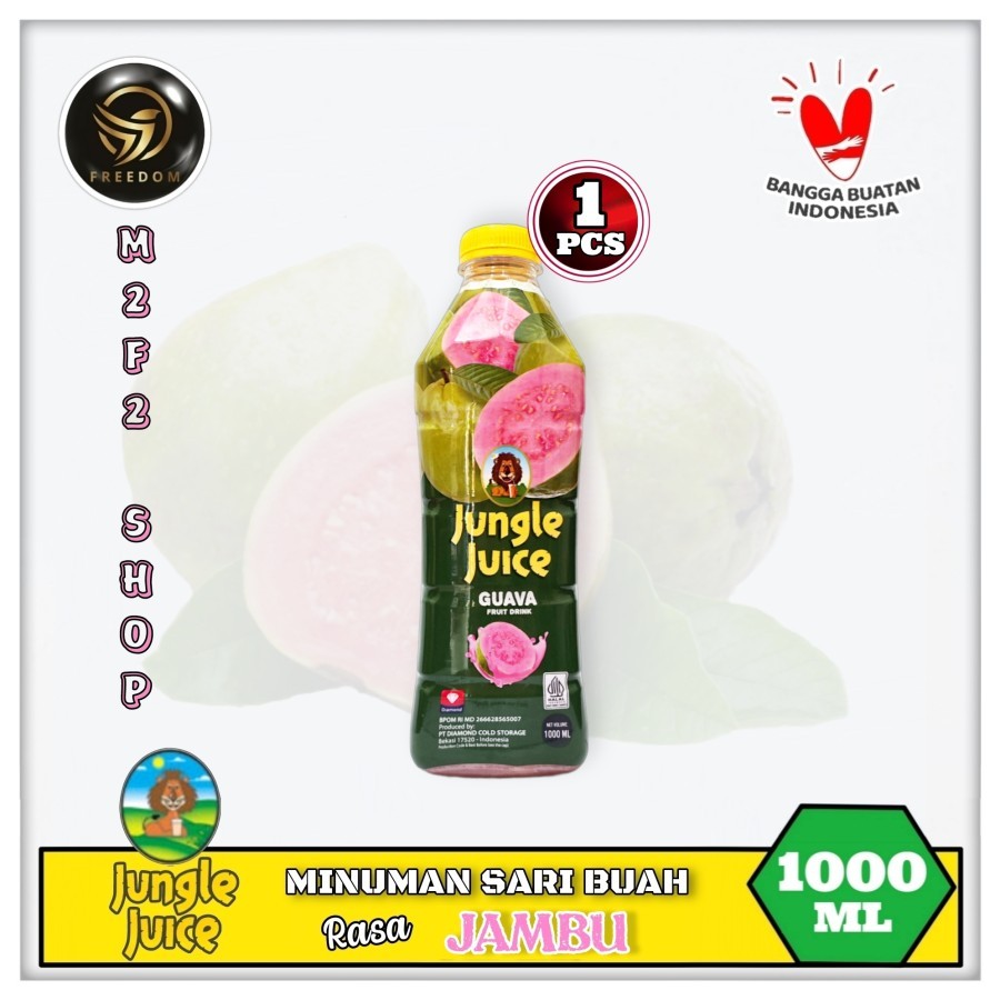 Jual Diamond Jungle Juice Guava | Jus Jambu Botol Pet - 1000 ml | 1 ...