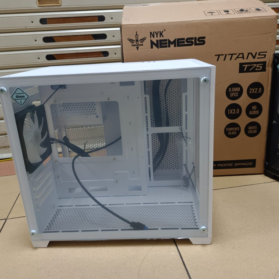 Jual Casing PC NYK Nemesis T75 Titans M ATX Free 1Fan RGB | Shopee ...