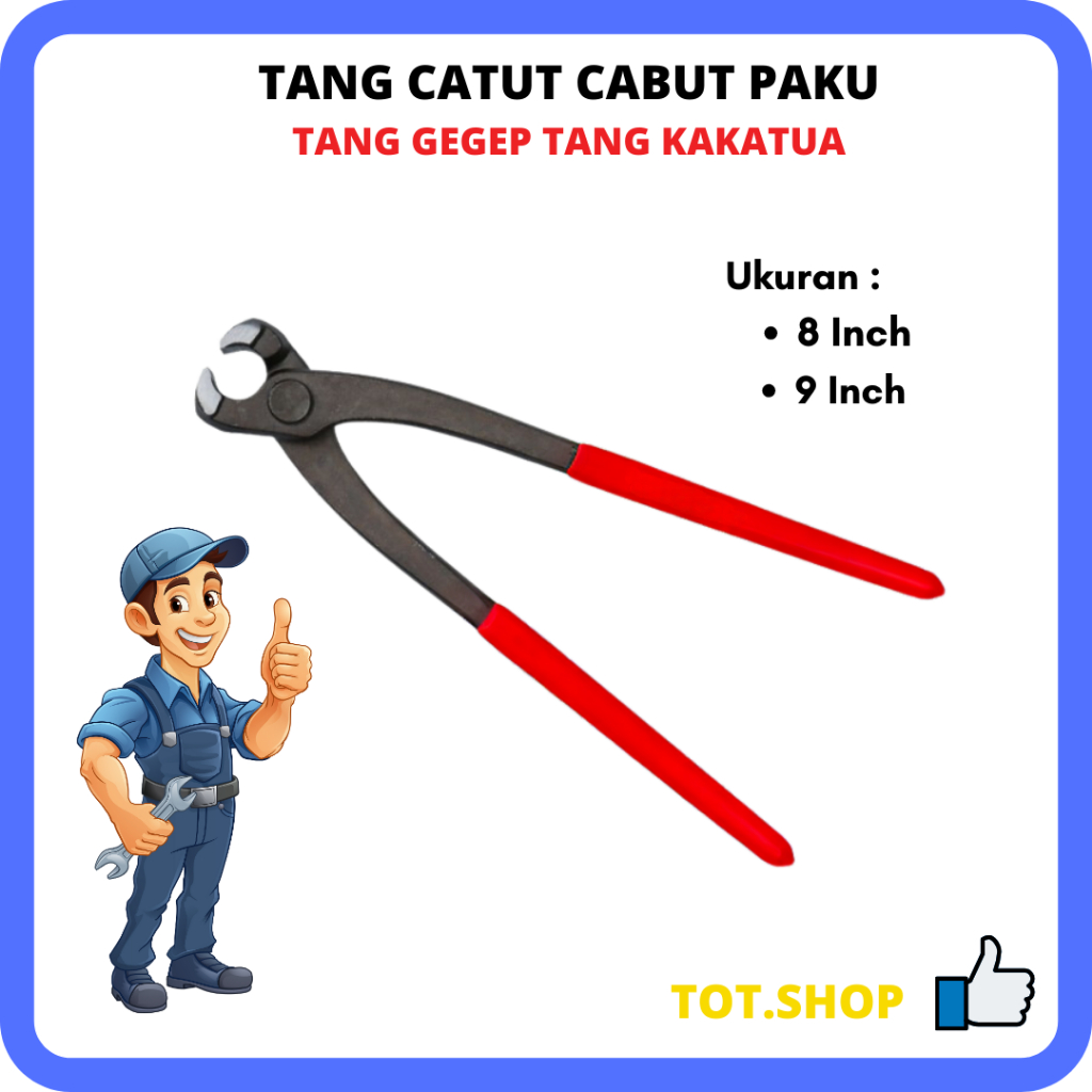 Jual Tang Catut Tang Gegep Cabut Paku Tang Kakatua tang cabut paku ...