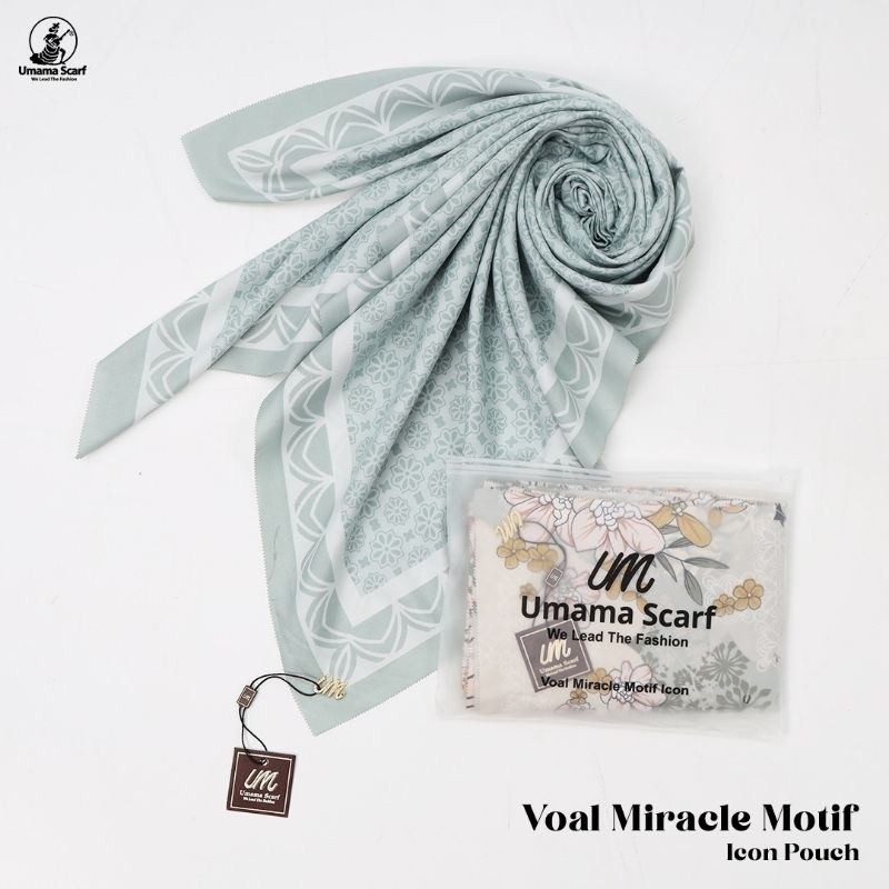 Jual Voal Miracle Motif Pouch Lasercut Metal Logo Swaroski Permata by ...