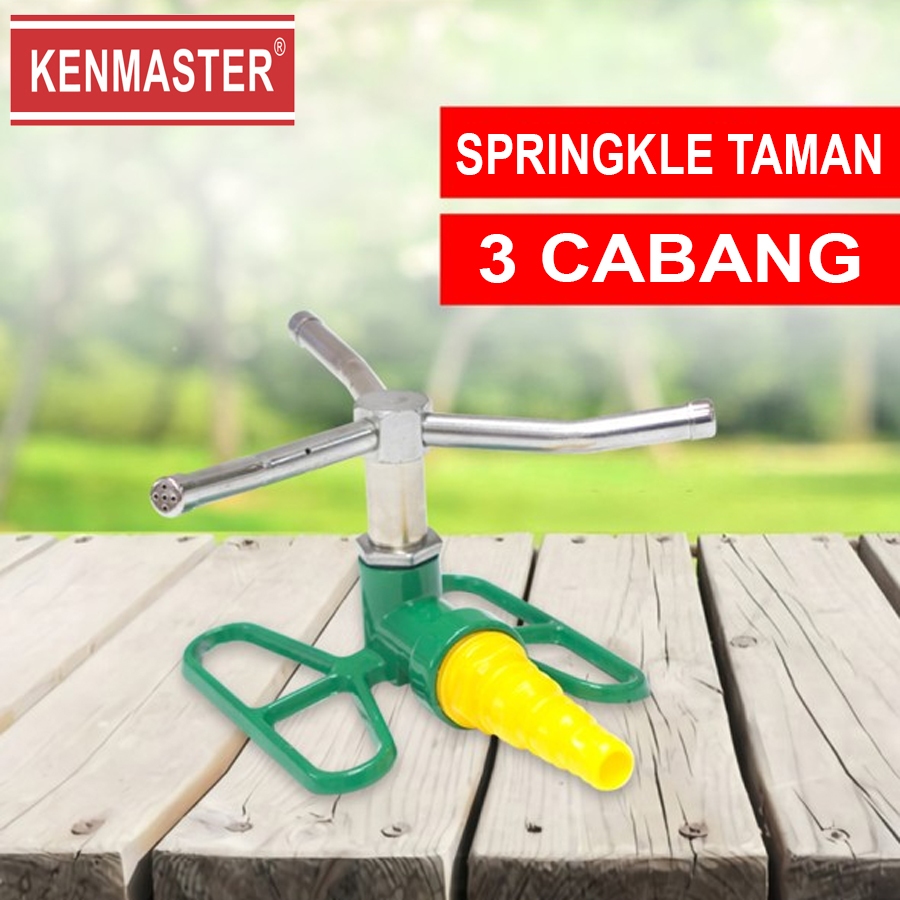 Jual Alat Siram Tanaman / Kenmaster Rotary / Sprinkle Taman 360 Derajat ...
