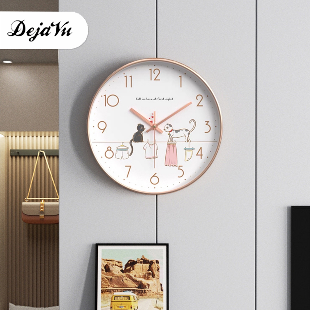 Jual Dejavu Jam Dinding Ruang Tamu Kamar Minimalis Jam Dinding Analog ...