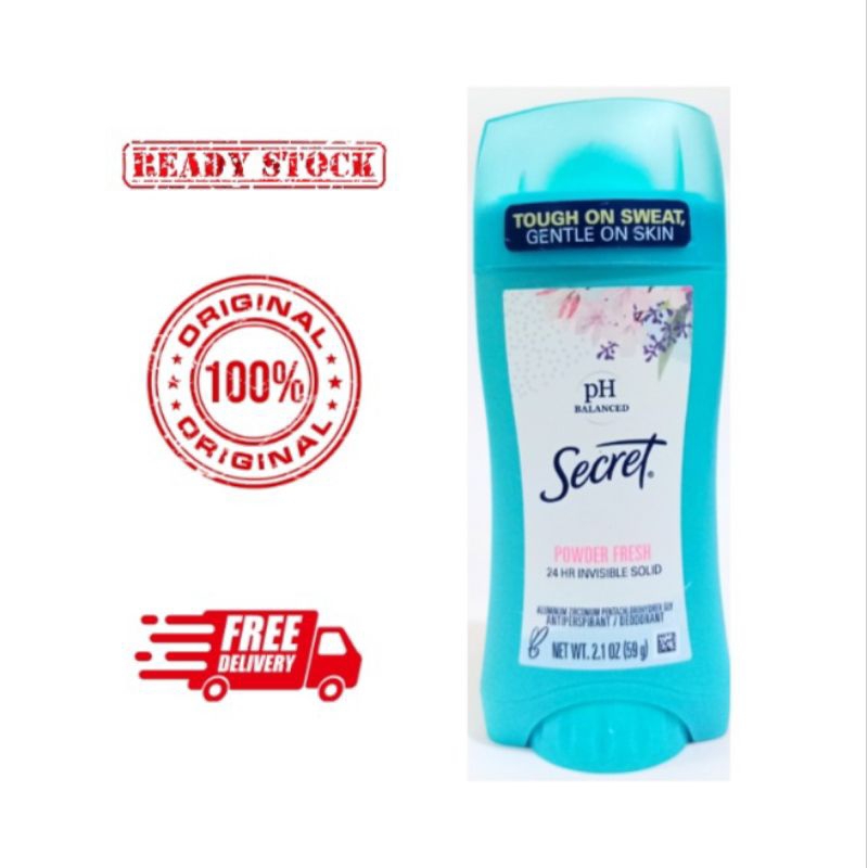 Jual Deodorant Secret Powder Fresh / Clean Lavender / Out Last / Spring ...