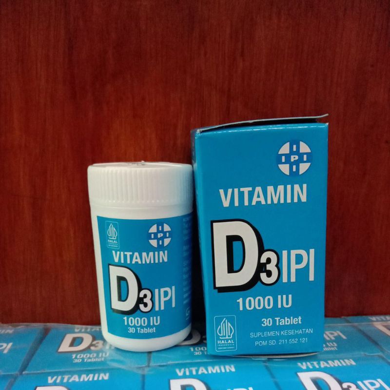 Jual Vitamin D3 1000 ipi isi 30 tablet | Shopee Indonesia