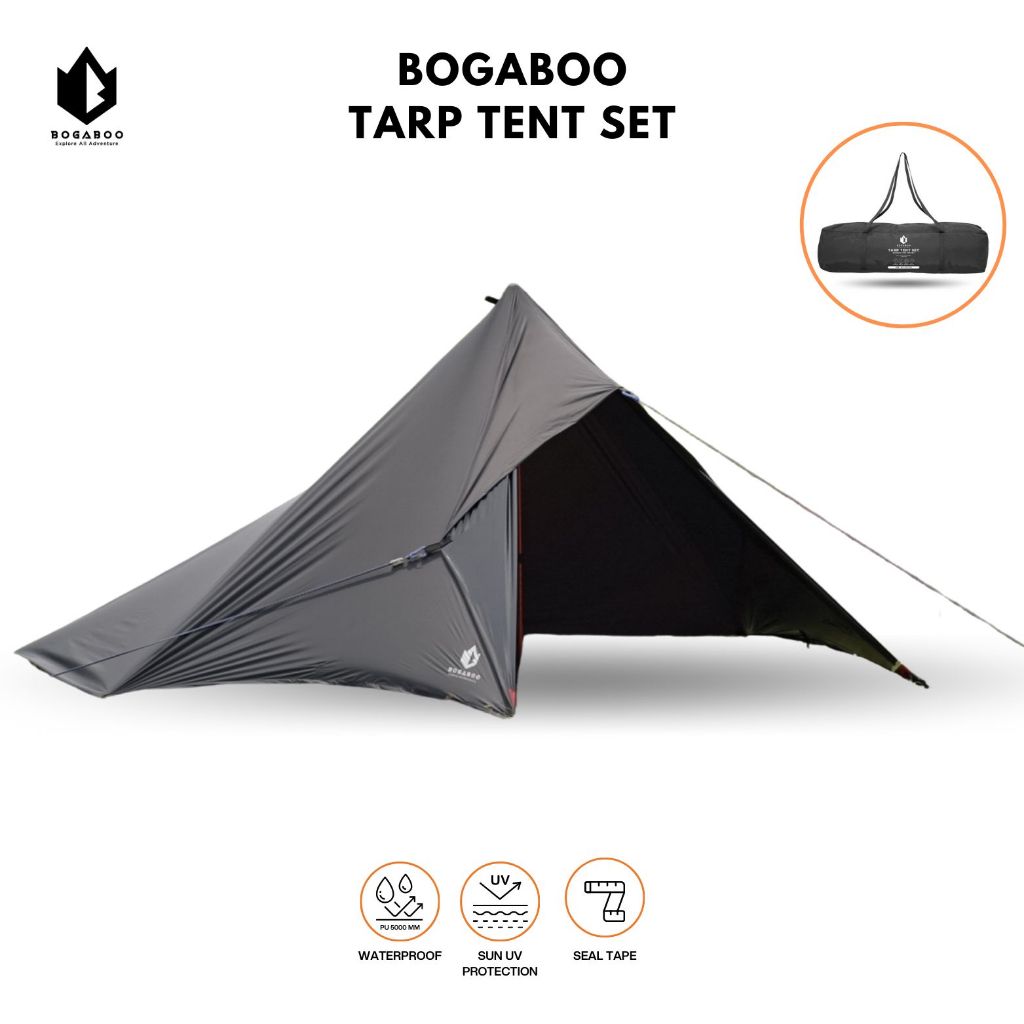 Jual COD BOGABOO Tarp Tent Set Seri Flysheet Hurricane Material NYLON ...