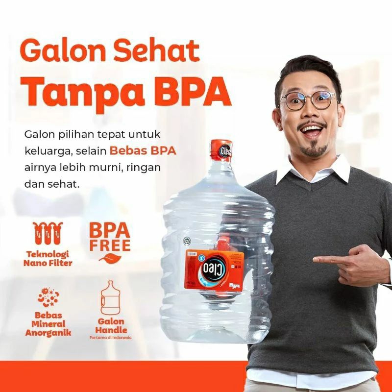 Jual AIR MINERAL CLEO GALON ISI 19 LITER + GALON | Shopee Indonesia