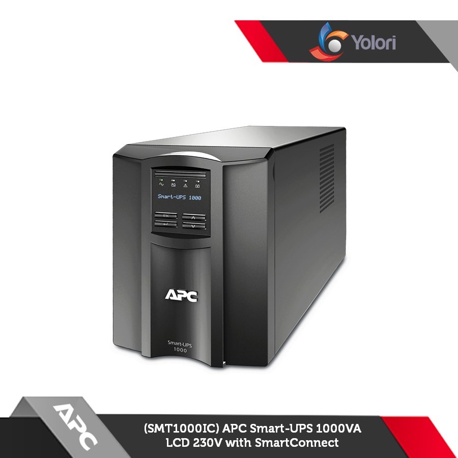 Jual APC Smart-UPS Line Interactive 1000VA Tower 230V 8x IEC C13 outlets SMT1000IC | Shopee ...