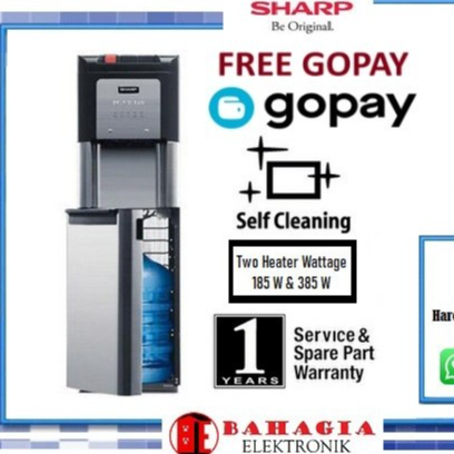 Jual Sharp SWD-73EHL-BK Water Dispenser Bottom Loading | Shopee Indonesia
