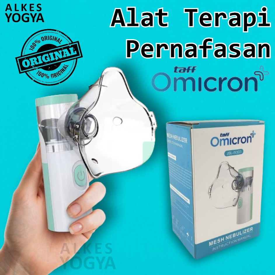 Jual Omicron Nebulizer Mask Adult / Child / Masker Uap Nebulizer Dewasa ...