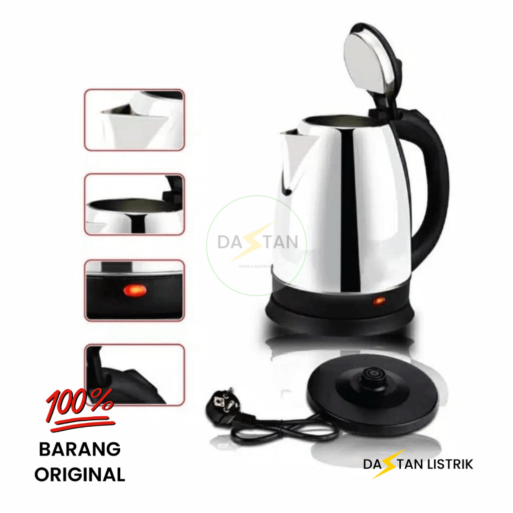 Jual Ketel Listrik 2L 1500W 220V PROCYON / TEKO LISTRIK 2 LITER | Shopee Indonesia