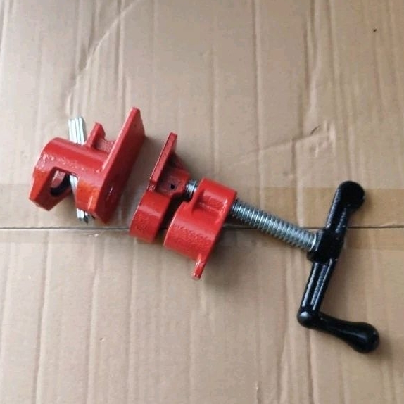 Jual Pipe clamp 1/2inch penjepit kayu catok klem bar clamp | Shopee ...
