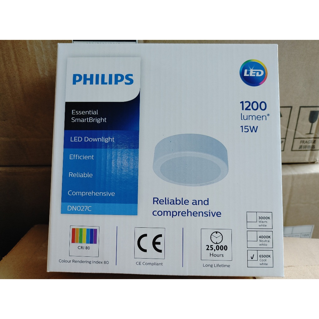 Jual Lampu Downlight Philips Outbow DN027C LED12 CW 15W D175 | Shopee Indonesia