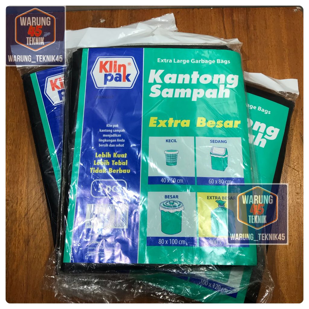 Jual KANTONG PLASTIK SAMPAH KLINPAK | KLIN PAK | KLINPACK | KLIN PACK ...