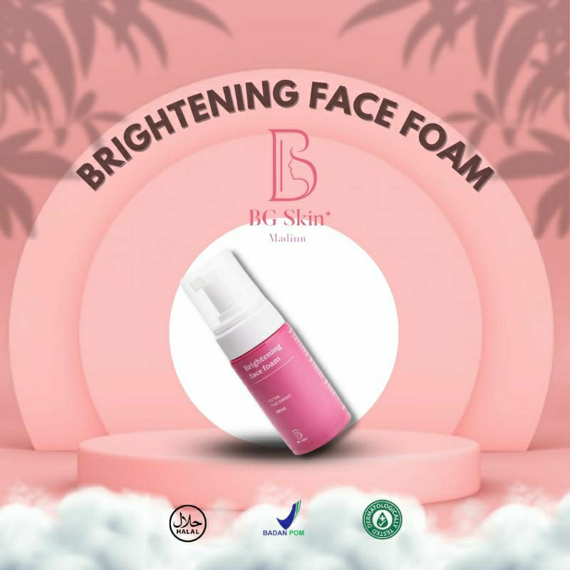 Jual BRIGHTENING FACE FOAM BG SKIN | Shopee Indonesia