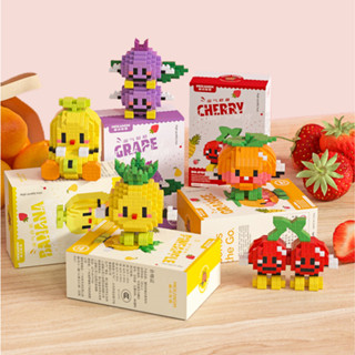 Jual XiNZ Mini Bricks Toys Fruit Buah Building Block Nano 3D Mainan ...
